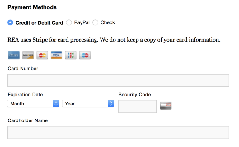 REA | Payment methods at REA